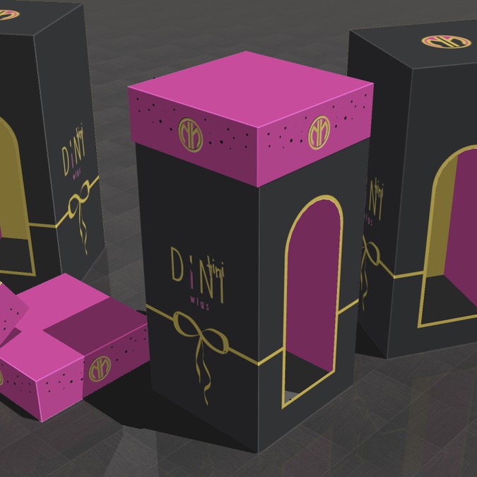 Design a Retail Display Box for Luxury Doll Wigs | Product packaging ...