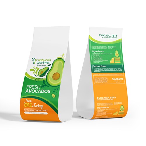 Our delicious avocados need an eye-catching, millennial-friendly bag ...