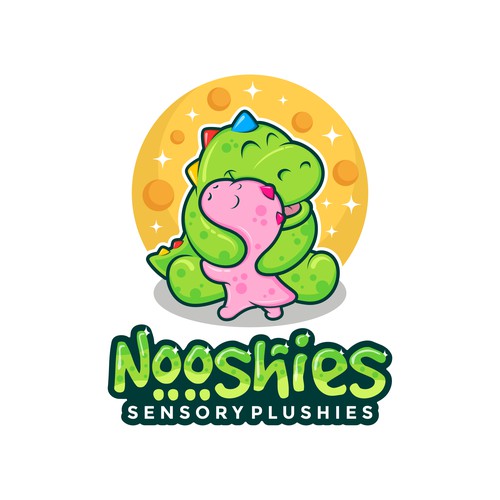 Designs | Design a Cute and Cuddly Logo for a Weighted Dinosaur Plushie ...