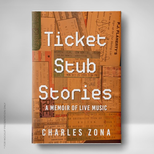 Designs | Ticket Stub Stories | Book cover contest