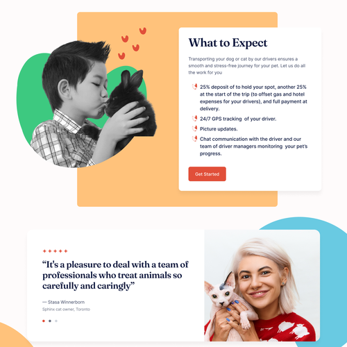 Designs | Pet lovers!!! Uber for Pets (full wireframe attached)