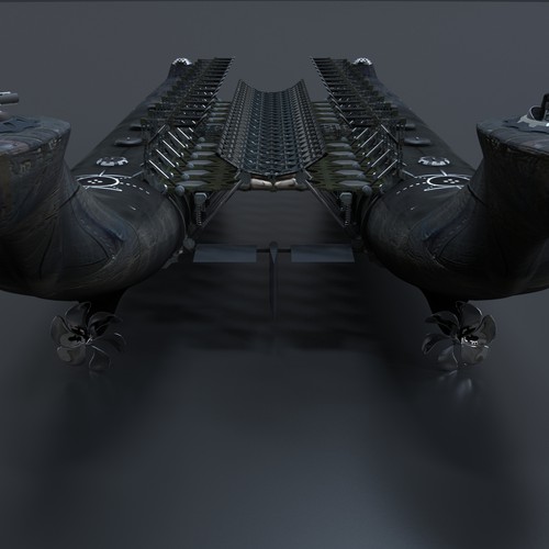 Create fictional warship for submarine novel cover | Illustration or ...