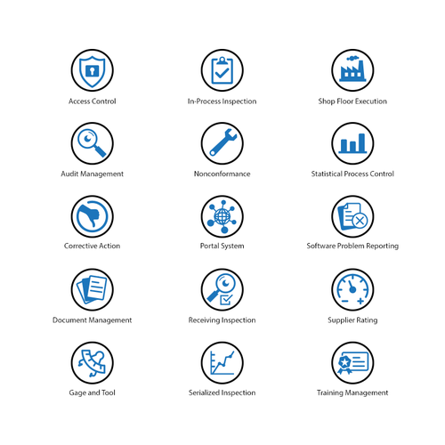 Design Modern Icon Set of 15 for Leading Software Company with Fortune ...