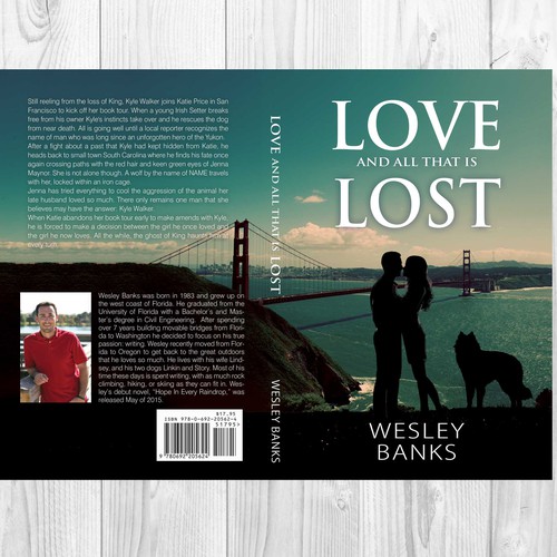 Contemporary Book Cover Design for Dog Adventure/Romance Fiction Book ...