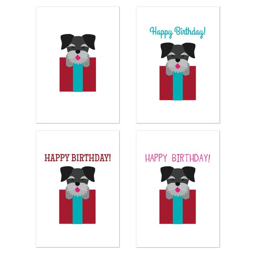 Designs | Help design birthday cards featuring my dog! | Card or ...