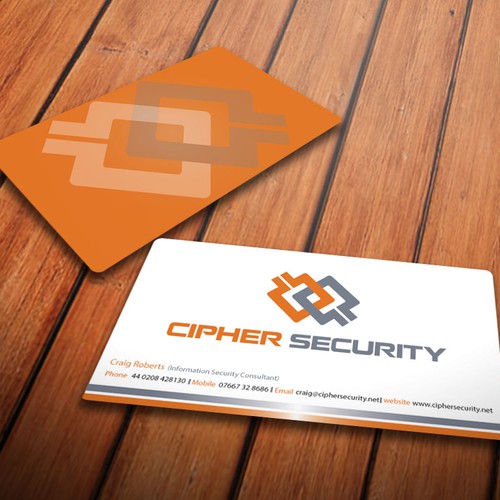 Designs | Winning business card design is needed for Cipher Security ...