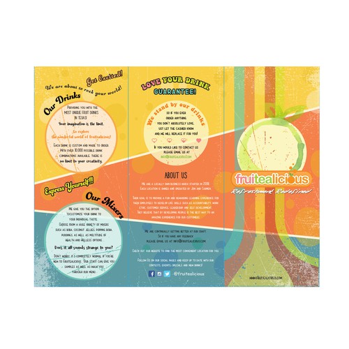 FUN, CREATIVE, MENU DESIGN NEEDED! | Menu contest