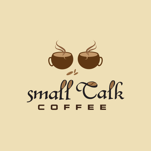 Create a smart, fun, playful logo for Small Talk Coffee | Logo design ...