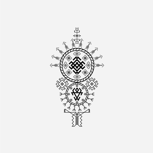 Tattoo design inspired by Slavic pagan mythology | Illustration or ...
