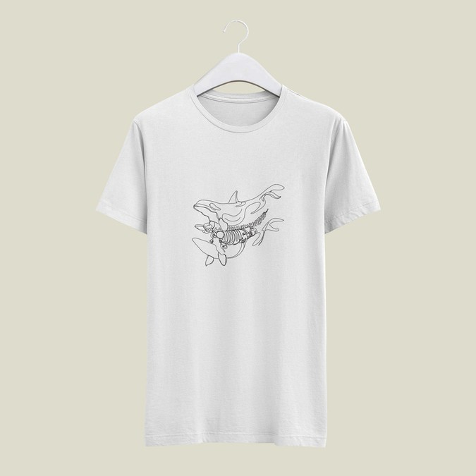 One color Shirt Design. New sustainable outdoor/urban brand. | T-shirt ...