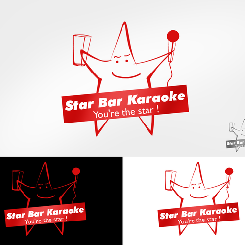 logo for STAR BAR KARAOKE | Logo design contest