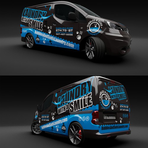 Designs | Laundromat Van design | Car, truck or van wrap contest