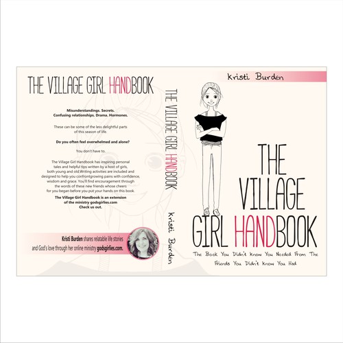 Design a book cover for "The Village Girl Handbook" | Book cover contest
