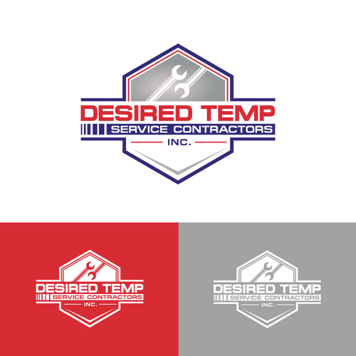 Designs | Desired Temp Service Contractors | Logo design contest