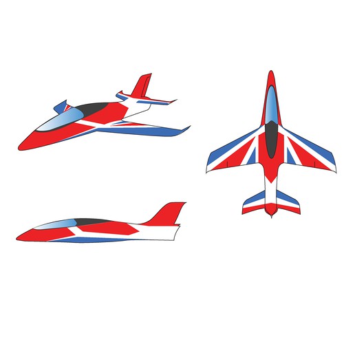 model plane color scheme design | Illustration or graphics contest