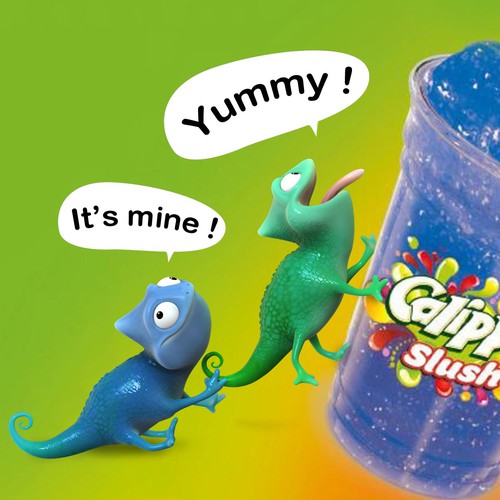 Designs | Design a funny and cool brand-mascot for a slush drink (ice ...