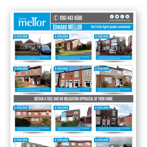 Designs | State of the Art newspaper advert design for Estate Agent ...