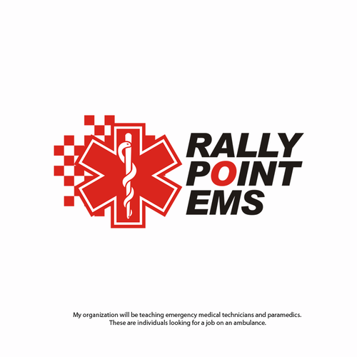 Emergency Medical Services EMT / Paramedic Training Logo | Logo design ...
