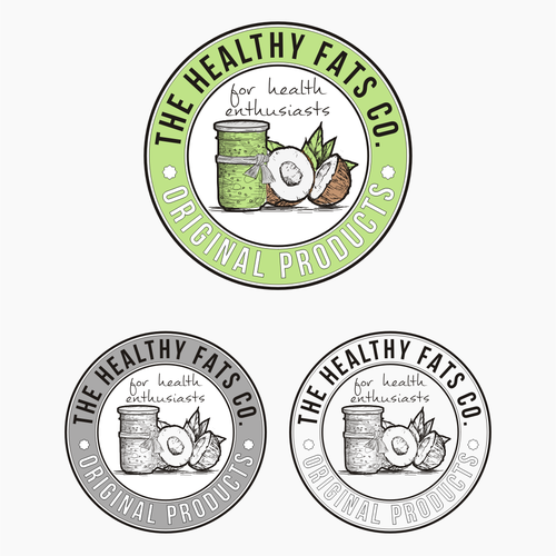 Creating an authentic, vintage logo for The Healthy Fats Co. | Logo ...