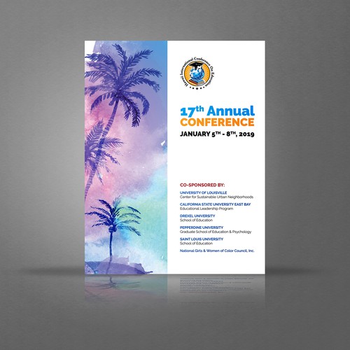 Create a Program Cover for a Conference in Hawaii | Postcard, flyer or ...