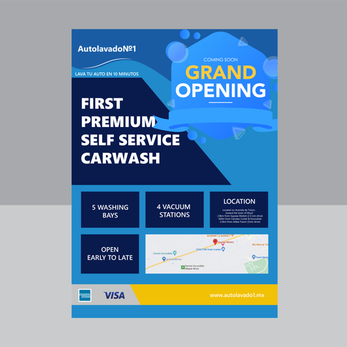 Designs | Self serve car wash flyer design | Postcard, flyer or print ...