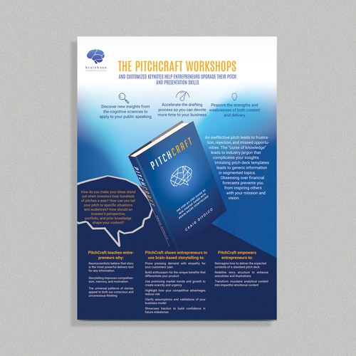 Design a One-Pager for a Startup Pitch Workshop | Postcard, flyer or ...