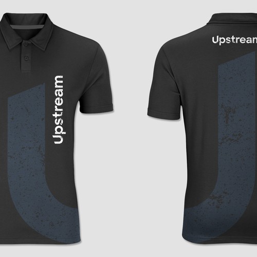 Create a cool clean polo-t shirt design for a cool technology startup ...