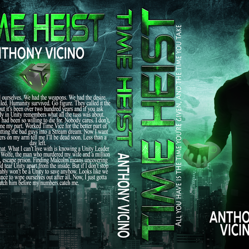 Create a Stunning Sci-Fi Cover for Time Heist! | Book cover contest