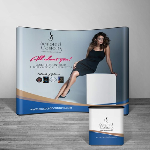 Trade Show Booth design for Luxury Spa | Signage contest