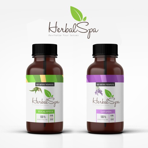 Herbal Spa Essential Oil Bottle Design Needed | Other packaging or ...