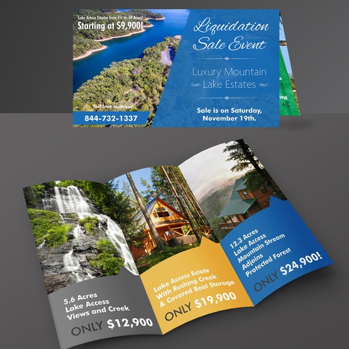 *Guaranteed Prize* Lake Liquidation Sale Flyer | Postcard, flyer or ...