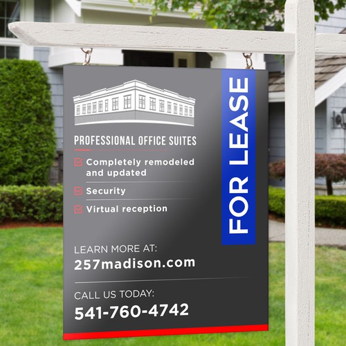 Designs | We need an inspiring For Lease graphic to help lease an ...