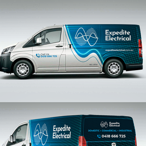 Designs | Electrician Toyota Hiace 2019 Van Wrap Design | Car, truck or ...
