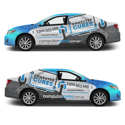 Design a world class Car Wrap for Computer Repair and IT Support ...