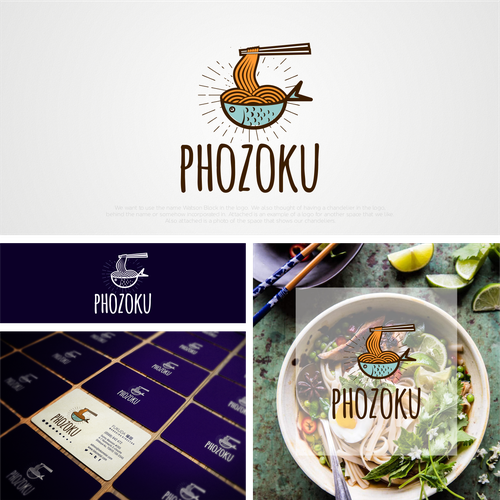 Pho-Sushi Restaurant Logo | Logo design contest