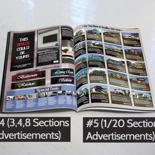 Designs | Eye Catching Advertising Magazine Layout needed for the Home ...