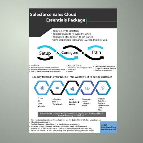 Design a one page promo package for a Salesforce Consultancy | Postcard ...