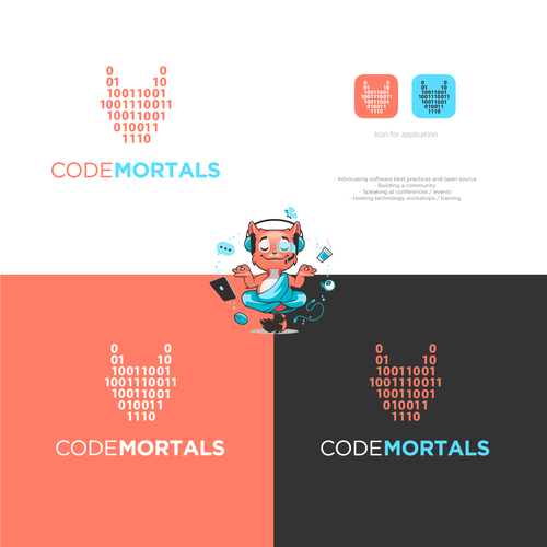 Geeky and cool logo+banners for a friendly coder community | Logo ...