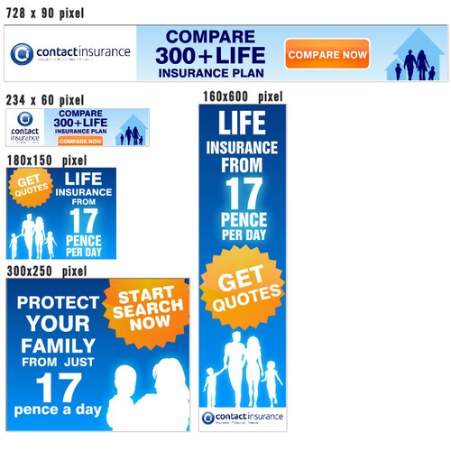 Designs | Life Insurance - Banner Design Contest | Other Graphic Design ...