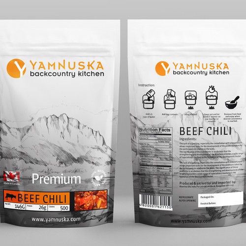 Designs | New Backcountry Food Retail Package targeted to the outdoor ...