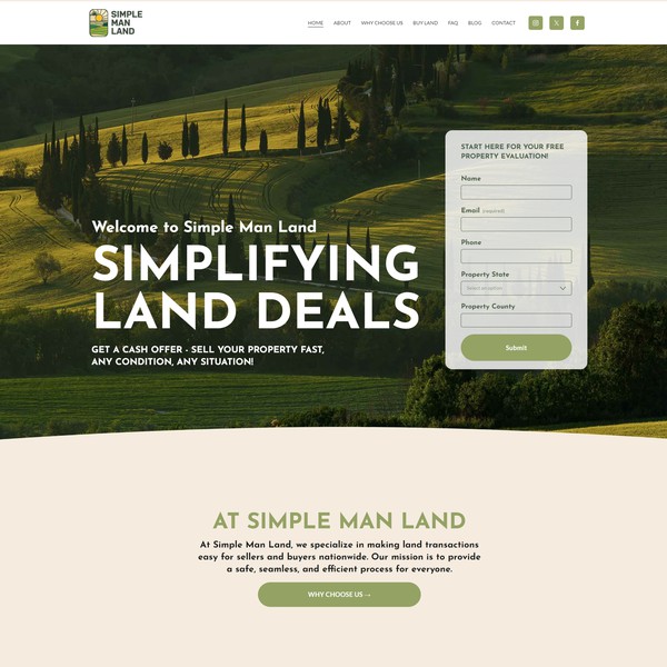 Create a wordpress design for a modern, upscale, tech-savvy real estate ...