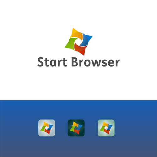 Create a modern mobile browser app logo | Logo design contest