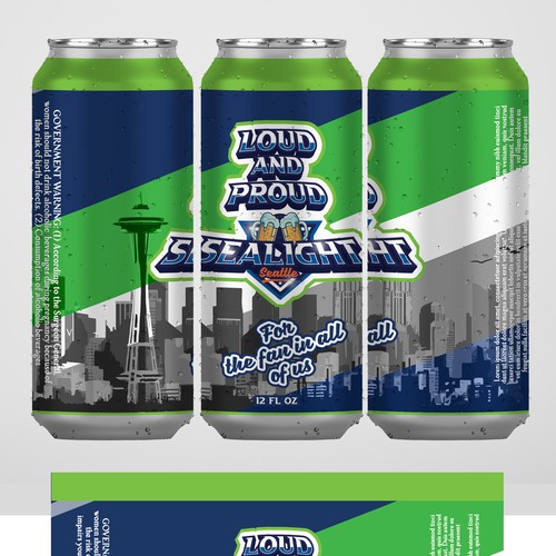 Designs | A light beer for sports fans | Product label contest