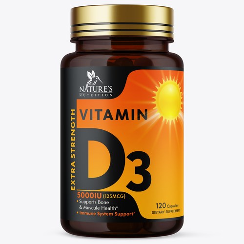 Designs | Vitamin D3 Supplement Design Needed for Nature's Nutrition ...