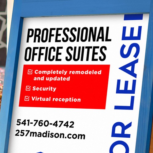 Designs | We need an inspiring For Lease graphic to help lease an ...