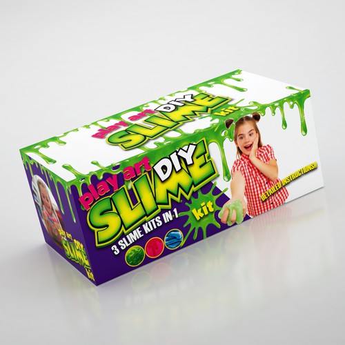 Create a Slime kit box that all kids would love to play with! | Product ...