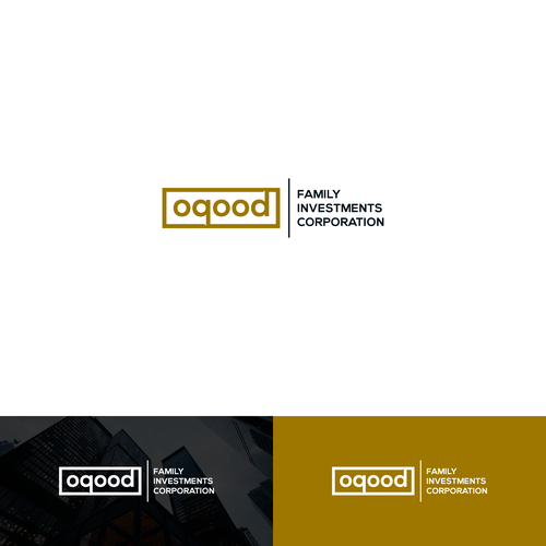 Designs | Oqood branding project - Arabic and English text version logo ...