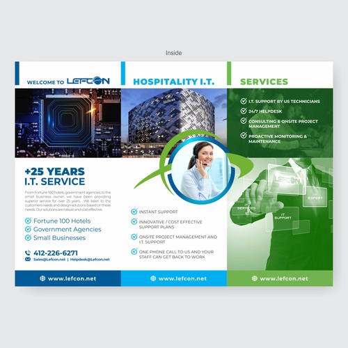 Designs | Customer Welcome Brochure | Brochure contest