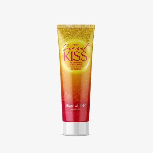 Designs | slice of life Sunset Kiss Body Cream | Product packaging contest