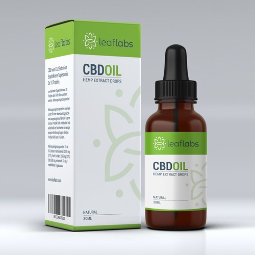 Design a medical retail packaging for a CBD Oil/Medical Marijuana ...